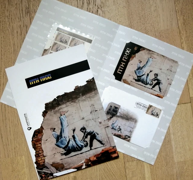 RARE ! DOSSIER de présentation livret PTN PNH Go FCK timbre Banksy ...