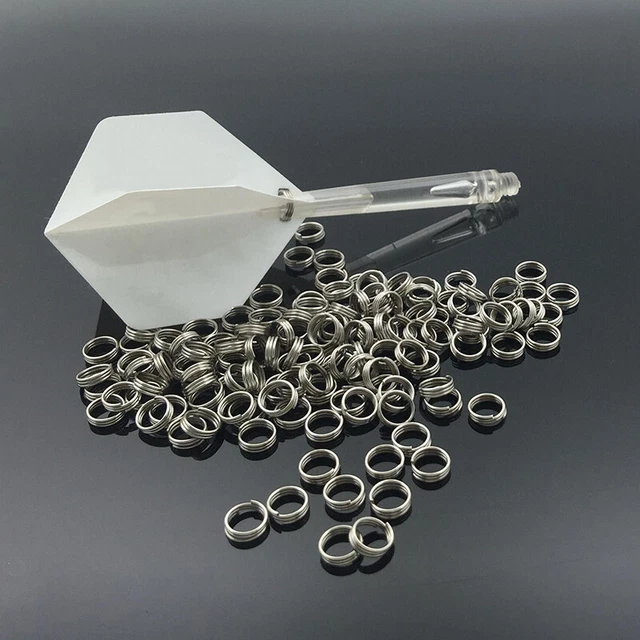 50X SHAFT SPRING Washers Split Rings Darts Rings Steel TI Accessorie ю ...
