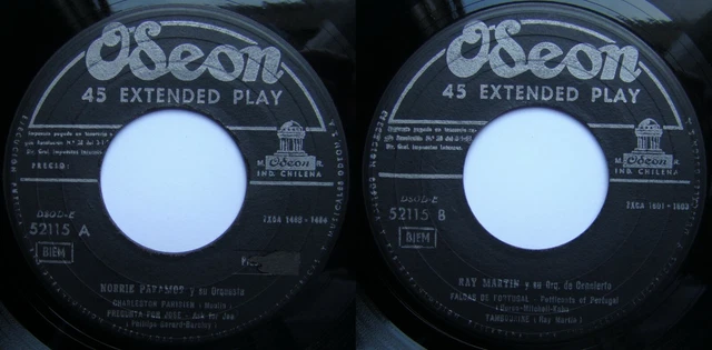 NORRIE PARAMOR RAY Martin Charleston Parisien 1957 4 Trcks Ep Uniq ...