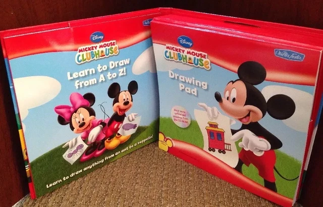 DISNEY'S MICKEY MOUSE Clubhouse Apprendre à dessiner avec CD-ROM 4 ans ...