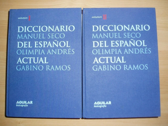 DICCIONARIO DEL ESPAÑOL ACTUAL, de MANUEL SECO et alia, PERFECTO ESTADO ...