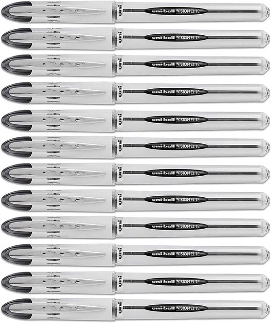 VISION ELITE STICK Roller Ball Pens, Bold Point, Black Ink, 12 Pens $49 ...