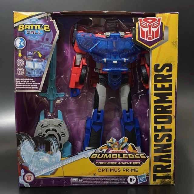 FIGURINE TRANSFORMERS CYBERVERSE Battle Call Optimus Prime Officer ...