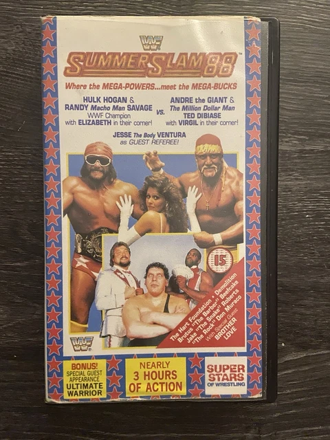 WWF SUMMERSLAM 1988 VHS - Wrestling Video Tape 88 WWE!! £4.99 - PicClick UK