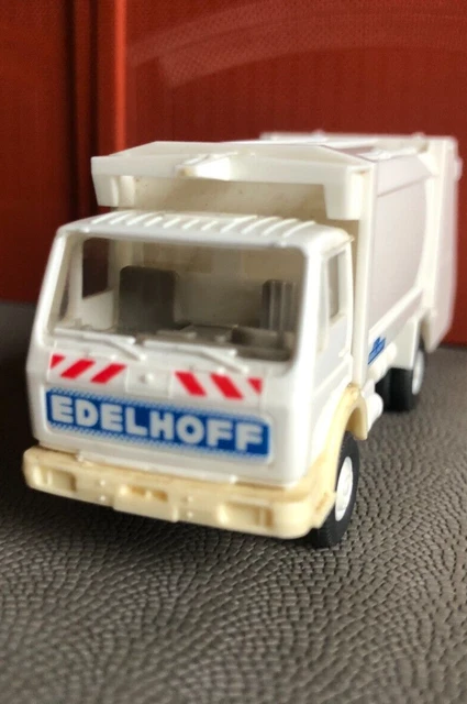 WIKING H0 641 Mercedes MB 1619 Preßmüllwagen EDELHOFF weiß schmale Teilung 1:87 EUR 3,49 ...