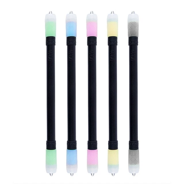 FINGER SPINNING PEN Rotating Pen Unable to Write Decompression Pen Toy ...