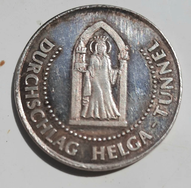 DURCHSCHLAG - HELGA - TUNNEL 1994 Vorarlberg Österreich Medaille EUR 9 ...