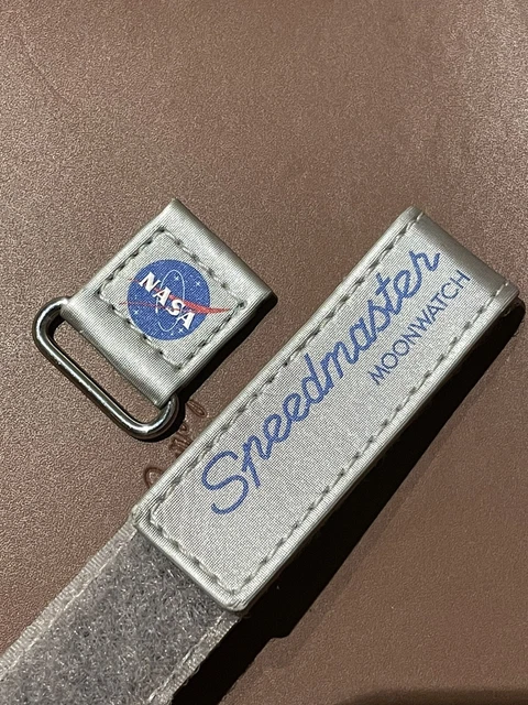 GENUINE OMEGA SPEEDMASTER Professional Moon Watch Silver Nasa Strap ...