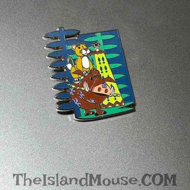 DISNEY LION KING Simba Timon Pumbaa Africa Its Small World Pin (UO ...