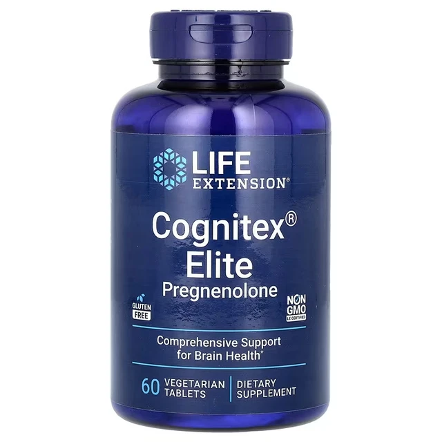 LIFE EXTENSION COGNITEX Elite with Pregnenolone 60 Tabs | Brain & Memory Support £49.99 ...
