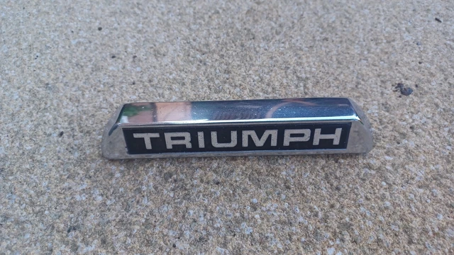 TRIUMPH STAG REAR Bumper Badge £29.95 - PicClick UK