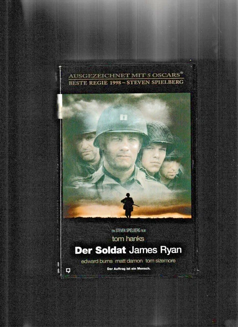 DER SOLDAT JAMES Ryan - VHS Video Film Kassette EUR 2,95 - PicClick DE