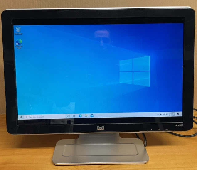 HP W2007 20& Widescreen LCD Monitor Built-in Speakers VGA DVI 1680x1050 ...