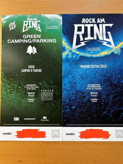ROCK AM RING 2025 - Festival Weekend Ticket Mit Green Camping Ticket ...