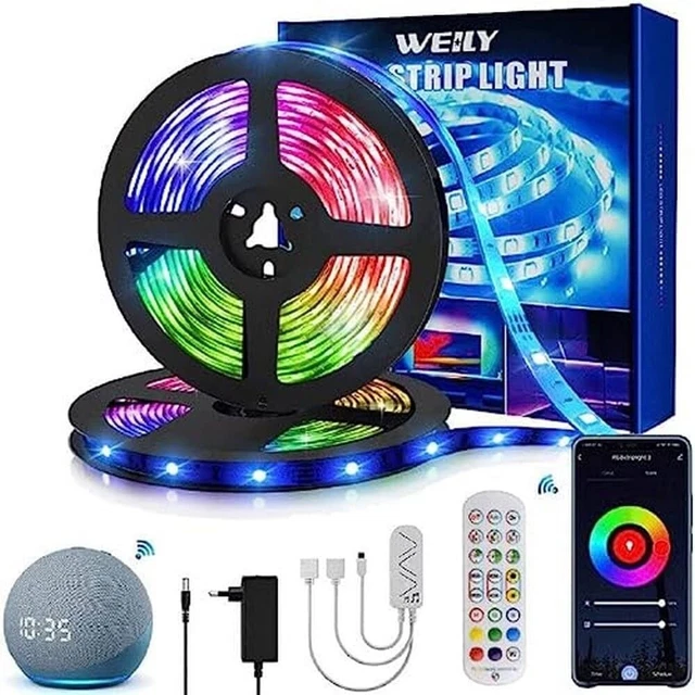 RUBAN LED 5M USB chambre bande leds decoration 5050 RGB Lumiere Bluetooth avec A EUR 12,99 ...