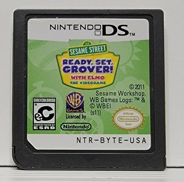 SESAME STREET: READY, Set, Grover (Nintendo DS) Cartridge Only Tested ...