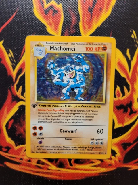 POKEMON CARD KARTE Machamp Machomei 8/102 1. Edition Base Basis Set Holo PL EUR 11,99 - PicClick FR