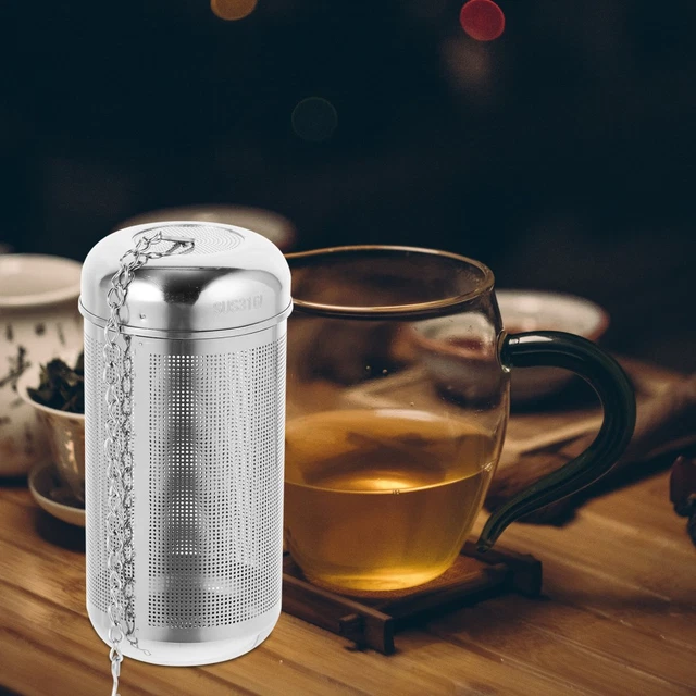 SEASONING FINE TEA Strainer Travel Mesh Strainers Stainless Steel ...