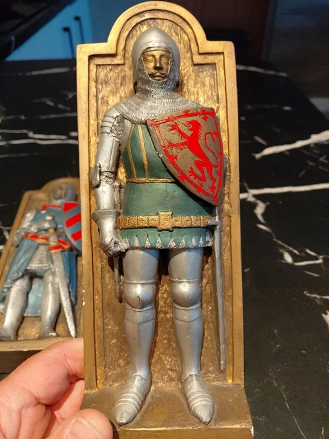 VINTAGE MARCUS DESIGNS Medieval Handmade Knight Ceramic Wall Plague £38 ...