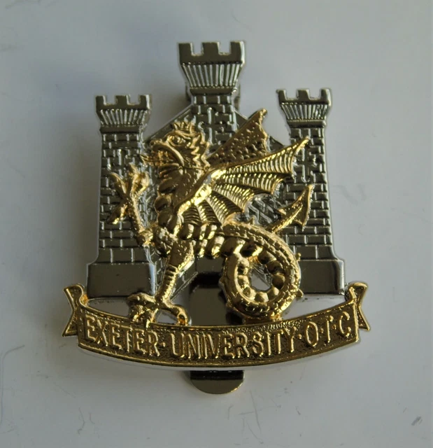 EXETER UNIVERSITY OFFICER Training Corps Cap Badge OTC £8.99 - PicClick UK