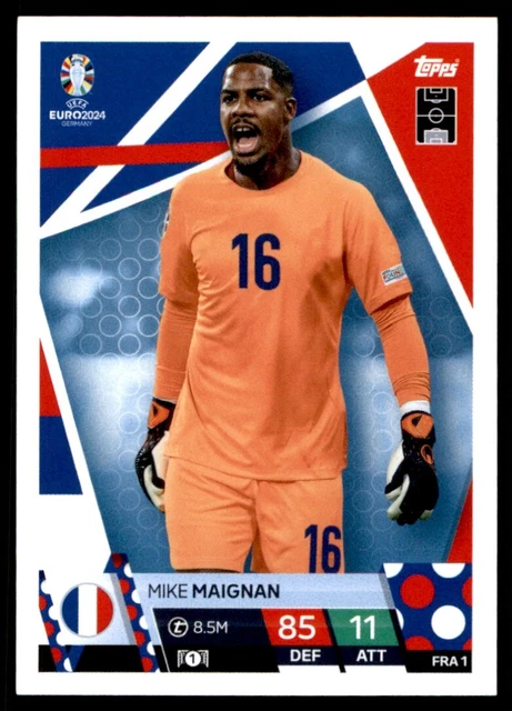 TOPPS MATCH ATTAX Euro 2024 - Mike Maignan France Base card No. FRA1 £1 ...