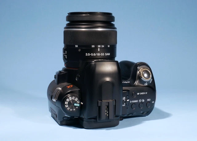 SONY ALPHA A500 DSLR 12.3MP Digital SLR Camera 18-55mm f/3.5-5.6 Lens ...