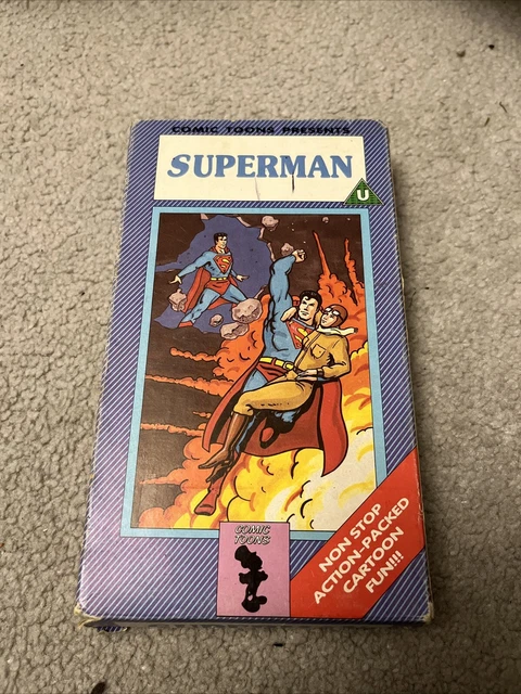 SUPERMAN (CARTOON) VHS, Children's Video Network £4.99 - PicClick UK