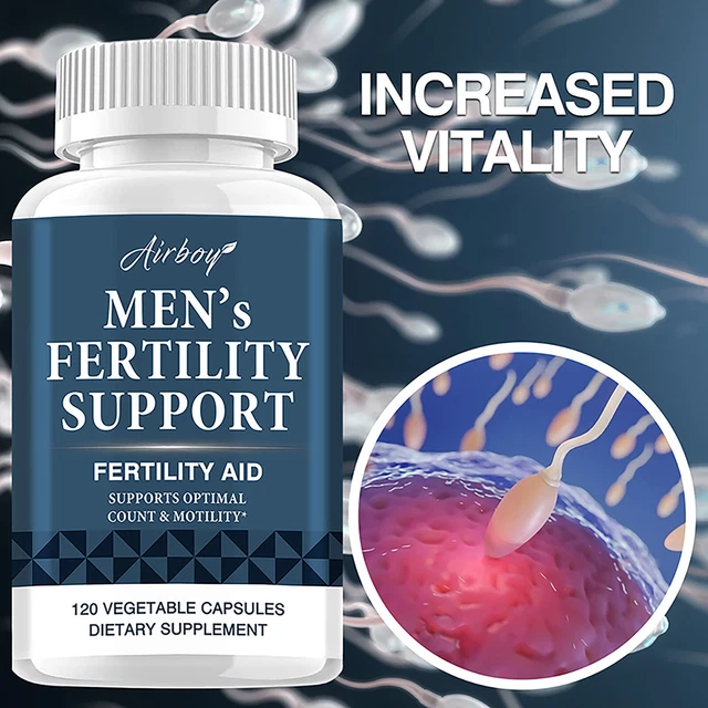 MEN'S FERTILITY SUPPORT-SUPPORT Optimal Sperm Count, Men Prenatal ...