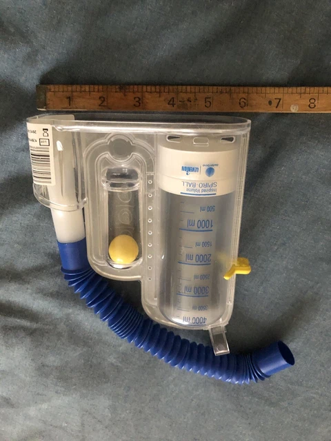 SPIRO-BALL BREATHING EXERCISE Device for Lungs - Respiratory Trainer £ ...