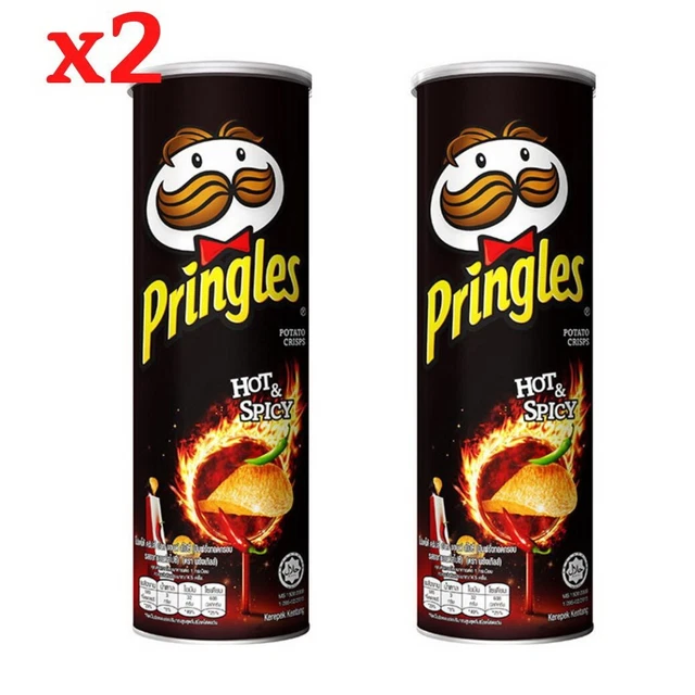 PRINGLES POTATO CHIPS Hot & Spicy Flavor Thai Snack 107 g.x 2 £18.10 ...