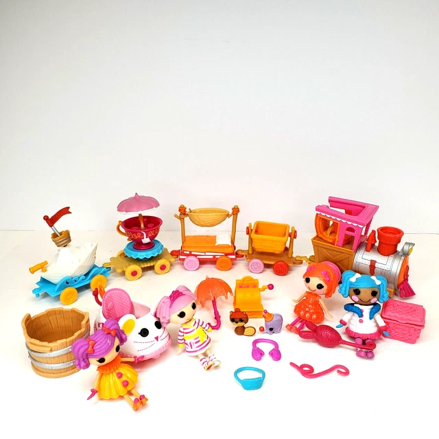 LALALOOPSY MINI MOTORIZED Musical Silly Pet Parade Train Playset Dolls ...