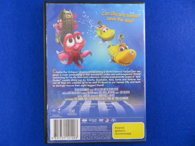 DIVE OLLY DIVE And The Octopus Rescue - DVD - Region 4 - Fast Postage ...