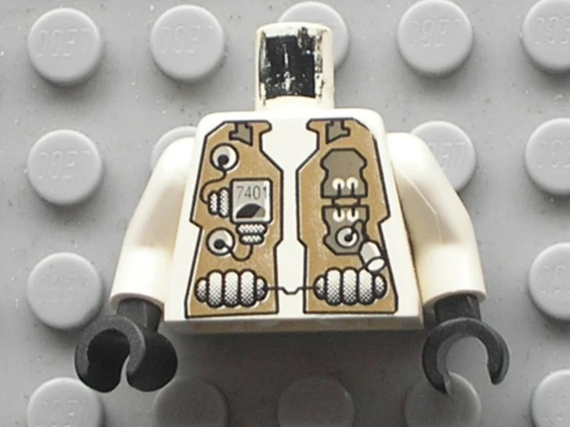 LEGO SPACE WHITE Torso Space LoM Spacesuit 7401 973px80c01 lom016 Set ...