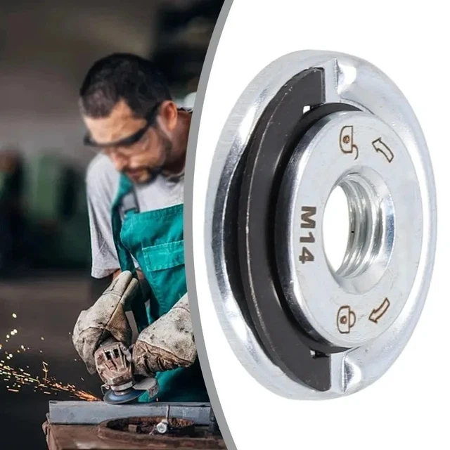 SELF-LOCKING PRESSING PLATE Angle Grinder Quick Release Flange Nut ...