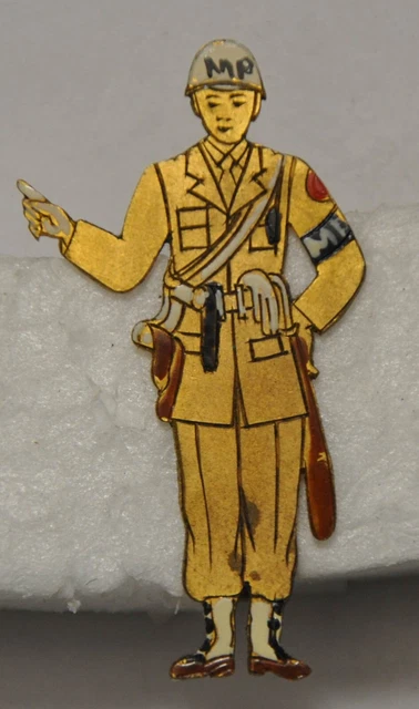 INSIGNE USA - MILITARY POLICE MP insigne ancien soldat 40-45 fermoir ...