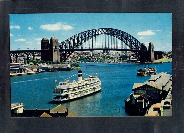 E3276 AUSTRALIA NSW Sydney Harbour Bridge Ferry NCV Vintage Postcard e3276-australia-nsw-sydney-harbour-bridge-ferry-ncv-vintage-postcard