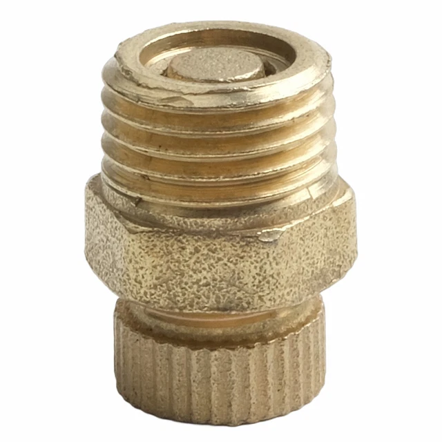 COPPER DRAIN VALVE Drain Valve Compressive Strength Drain Screw Golden ...