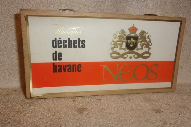 ANCIENNE BOÎTE BOIS cigarillos Senoritas déchets de Havane NEOS vide EUR 10,00 - PicClick FR