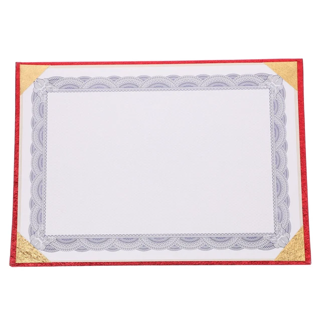 1 SHEET CERTIFICATE Paper Diploma Certificate Paper Printable Blank ...