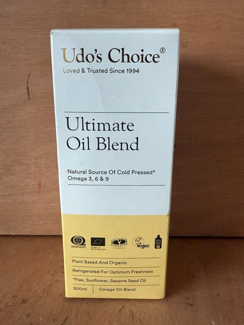 UDO'S CHOICE ULTIMATE Oil Blend 500Ml Omega 3,6, & 9 Sesame Seed ...
