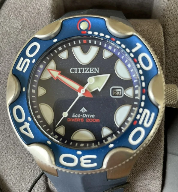 CITIZEN PROMASTER ORCA MARINE BN0231-01L Eco-Drive Diver's Watch 200m Orca Blue £200.00 ...