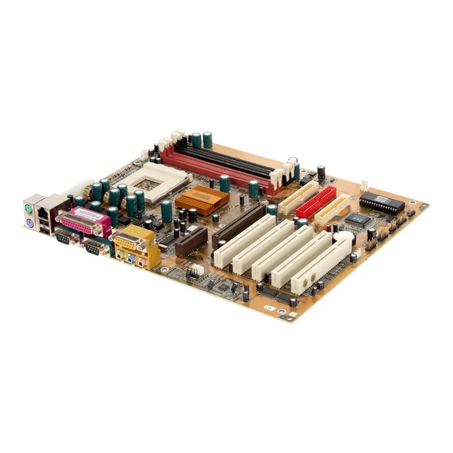 MAINBOARD ATX ECS K7S5A V3.1 SOCKET 462 (A) DDR/SDRAM AGP PCI AMR £33. ...