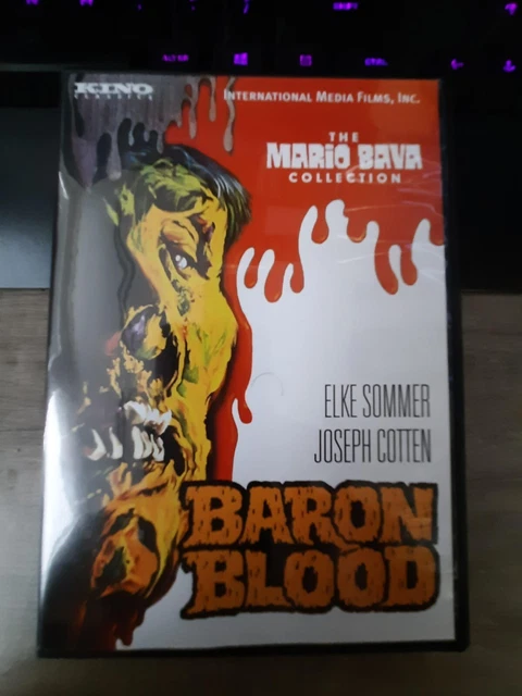 BARON BLOOD (DVD 1972) Mario Bava Classic Italian Horror Joseph Cotten ...