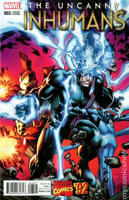 UNCANNY INHUMANS #3B Portacio 1:20 Variant VF 2016 Stock Image EUR 2,91 ...