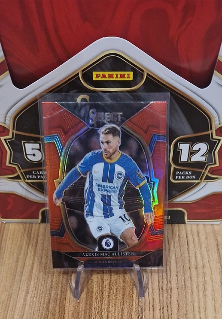 PANINI PREMIER LEAGUE Select 2023 Alexis Mac Allister Red Prizm Insert ...