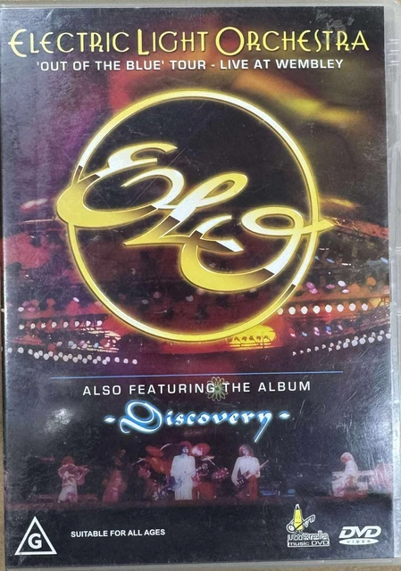 ELECTRIC LIGHT ORCHESTRA DVD Out Of The Blue Tour (Live At Wembley) $14 ...