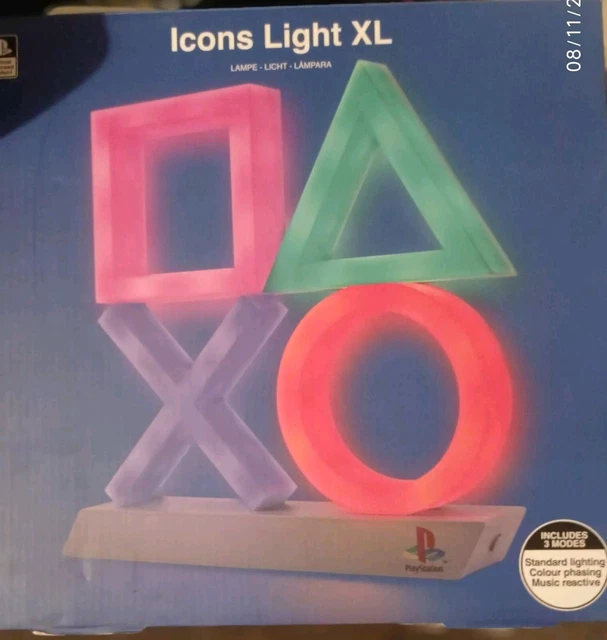 PLAYSTATION ICONS LIGHT XL By Paladone, Official Licensed Product- New ...