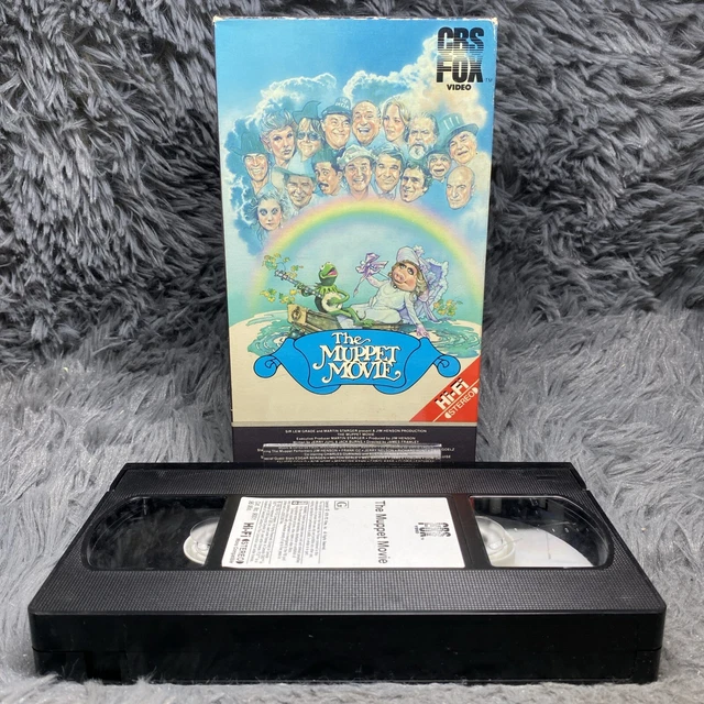 THE MUPPET MOVIE VHS Tape 1979 CBS FOX Video Hi Fi Stereo Movie Film ...