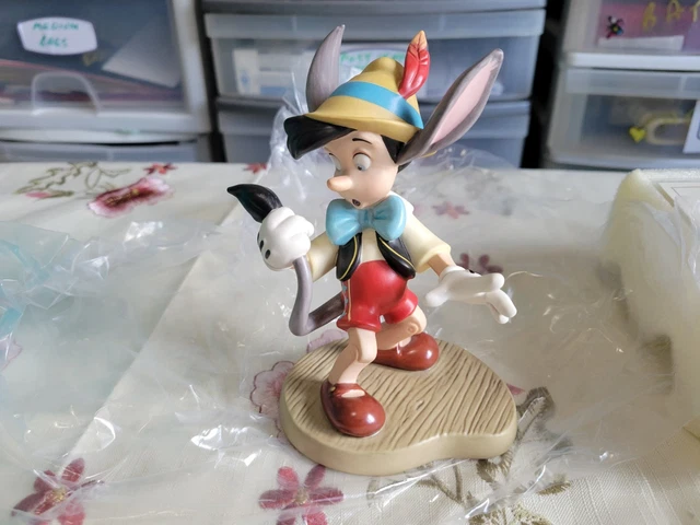 WDCC DISNEY PINOCCHIO "A Terrifying Tail" Le /1500 Figure Figurine Box ...