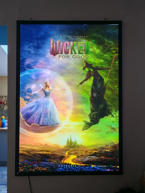 WICKED FOR GOOD (2025) - Original d/s Cinema US One sheet final poster ...